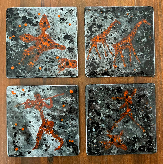 Matopos Rock Art :: 100walter.be - Glass & Stone Creations